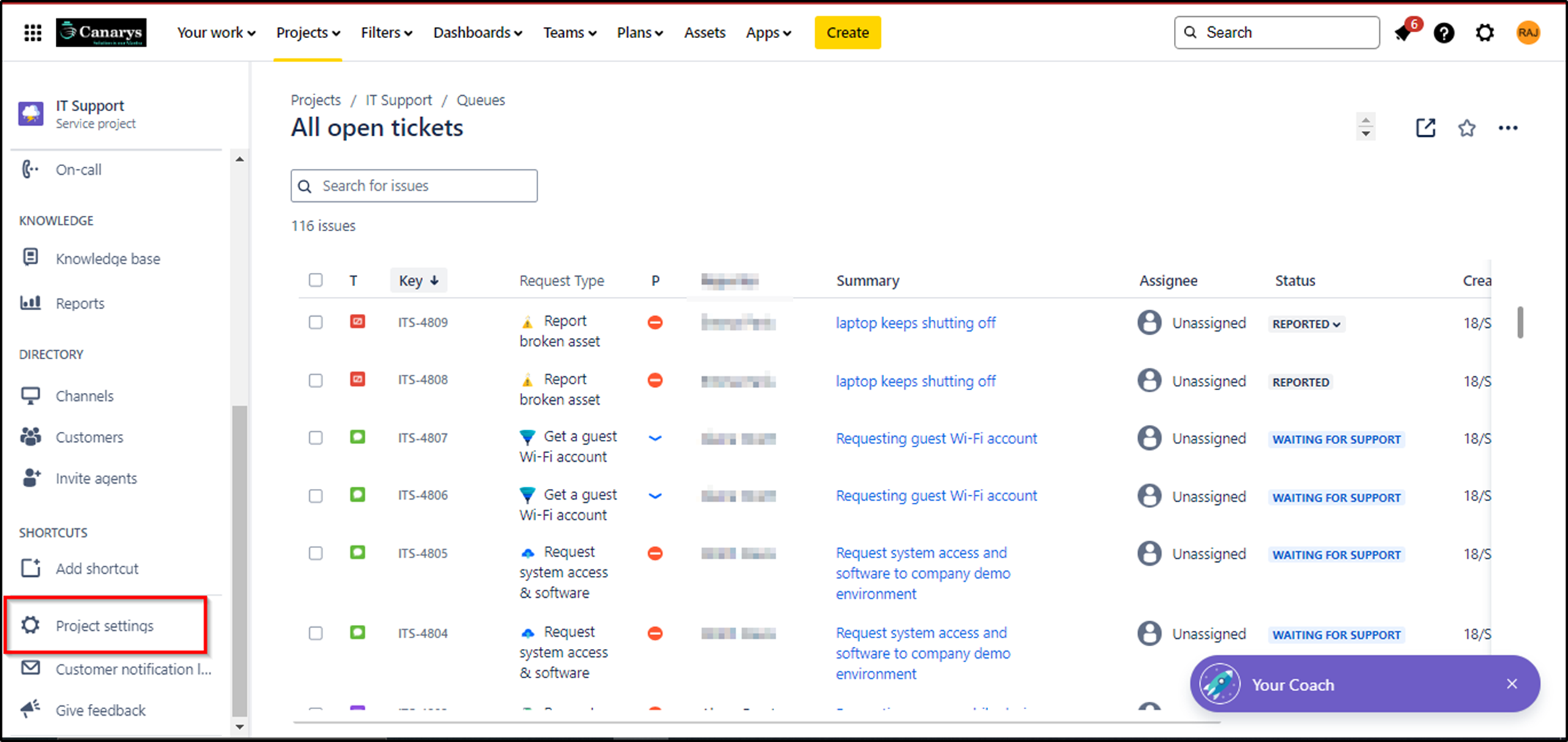 How to Set Up SLAs in Jira Service Management - Canarys